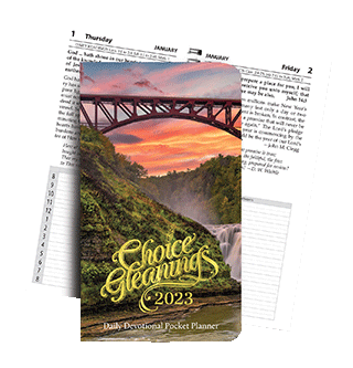 Choice Gleanings Calendar (#3498) - Bible Truth Publishers